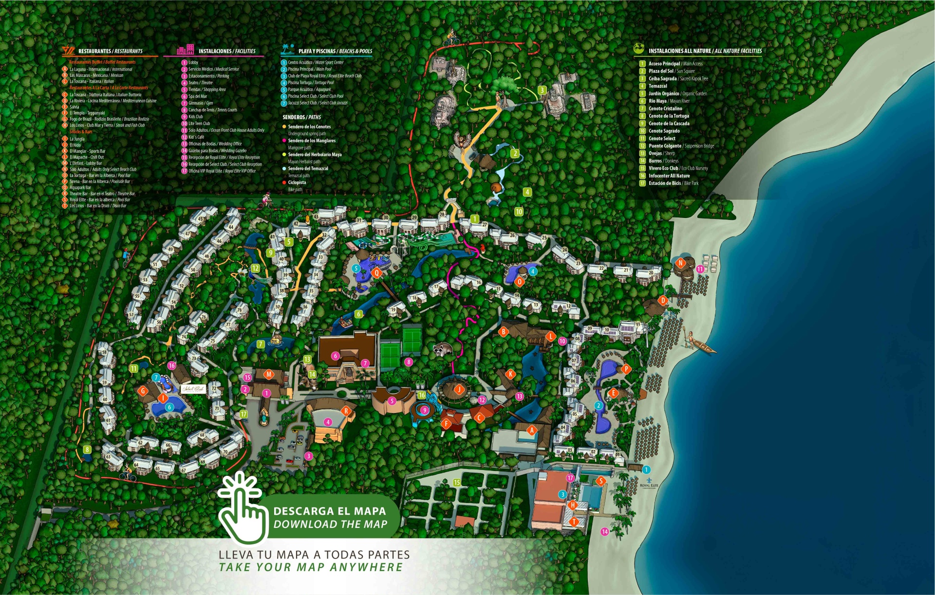 Sandos Caracol Eco Resort Restaurant Sandos Caracol Eco Resort All